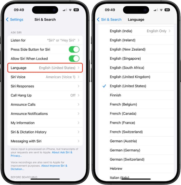 How to Change Siri’s Voice and Language